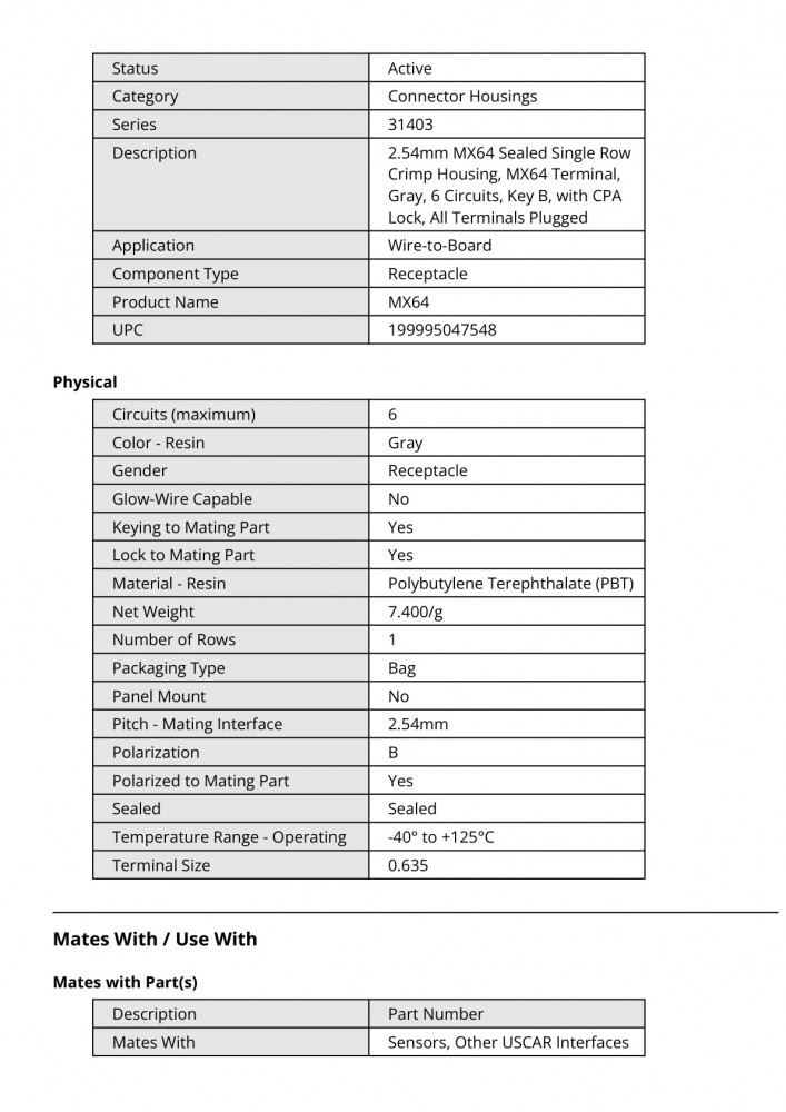 Product document page 2