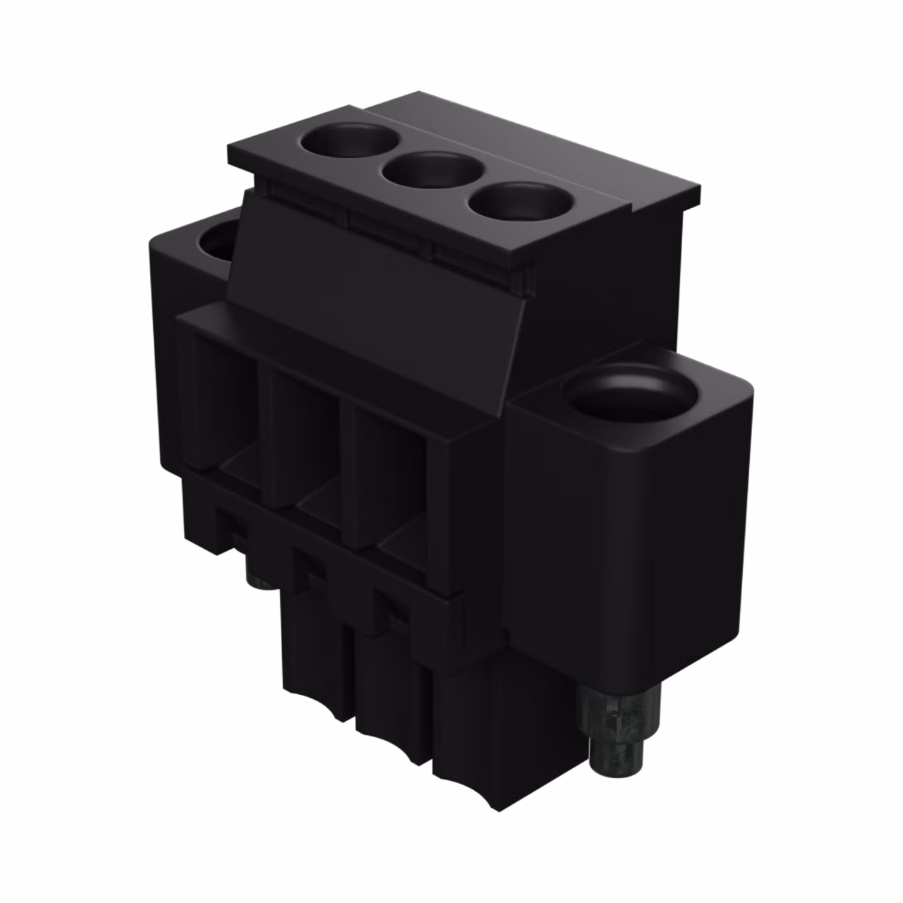 3.50mm Pitch Eurostyle Vertical Plug, with Retention Screws, Rear Wire Entry, 3 Circuits for sale