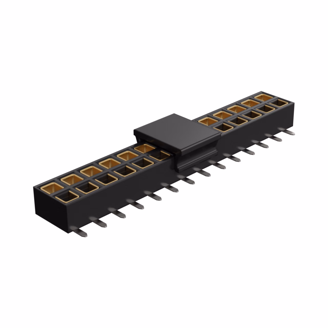 2.00mm Pitch Milli-Grid Receptacle, Surface Mount, Bottom Entry, 0.38µm Gold (Au) Plating, 20 Circuits, Tube, Lead-Free