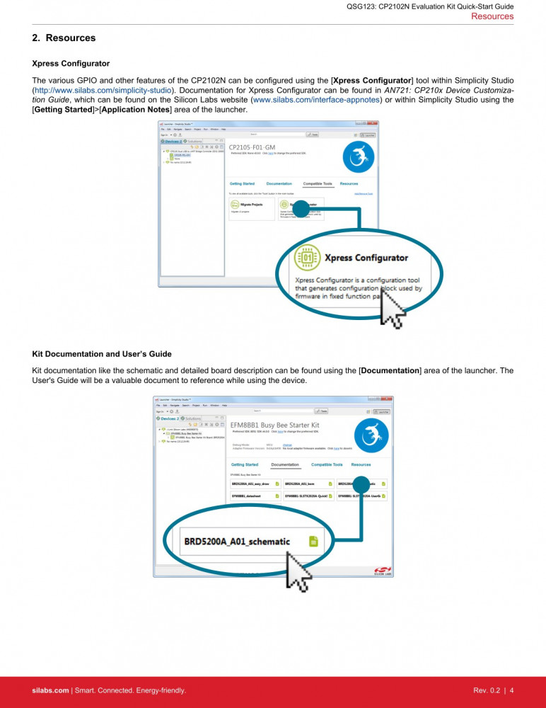 CP2102N-EK quick-start guide page 5