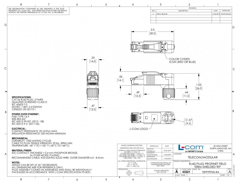 TSPFTPFNS-RA technical document page