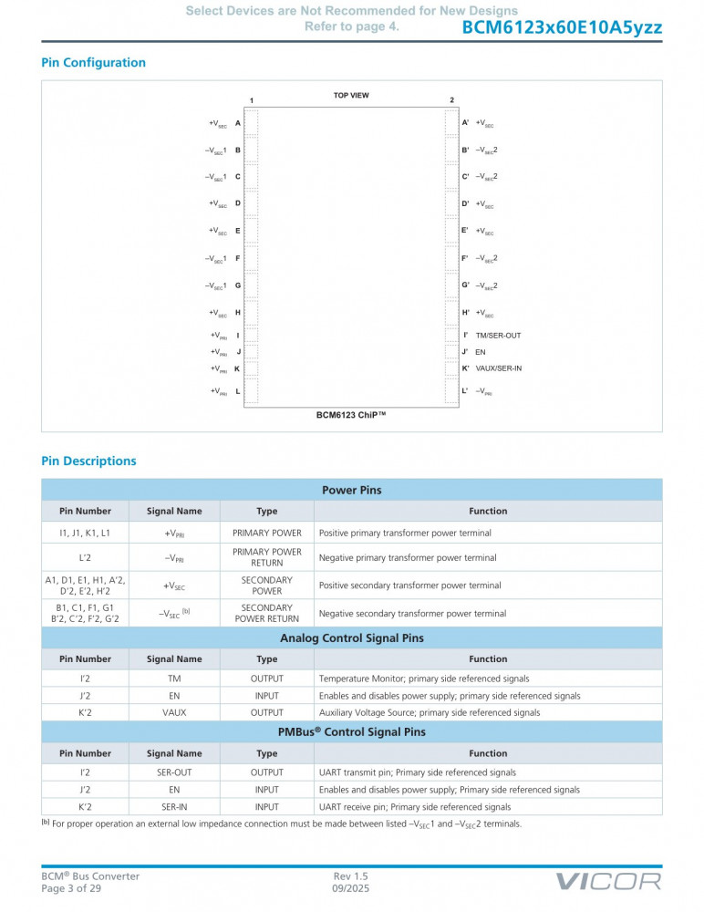 BCM6123 datasheet page 3