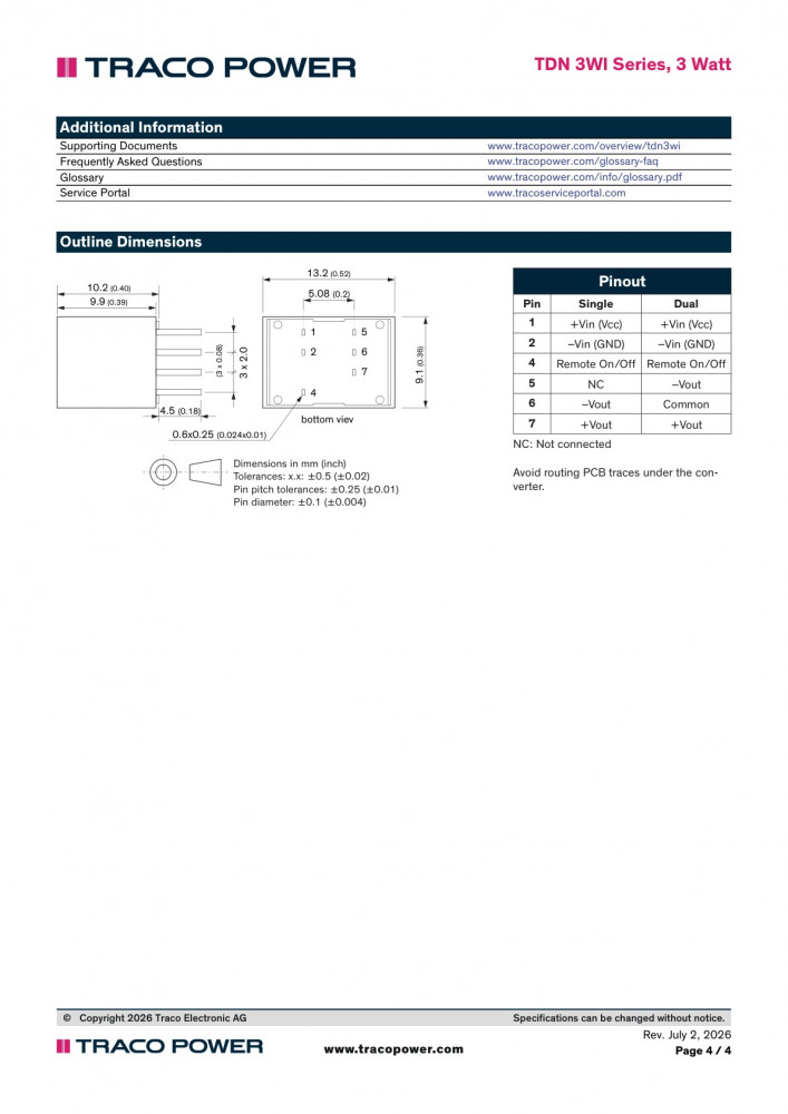 TDN 3-4823WI technical document page 4