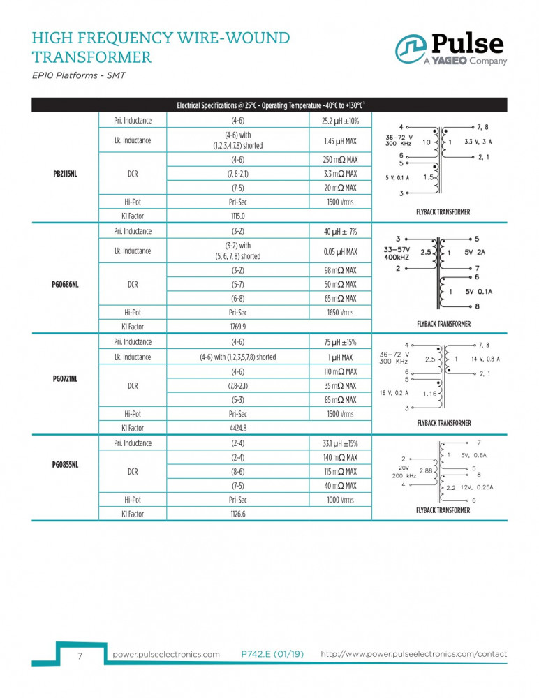 PA2363NL datasheet page 7