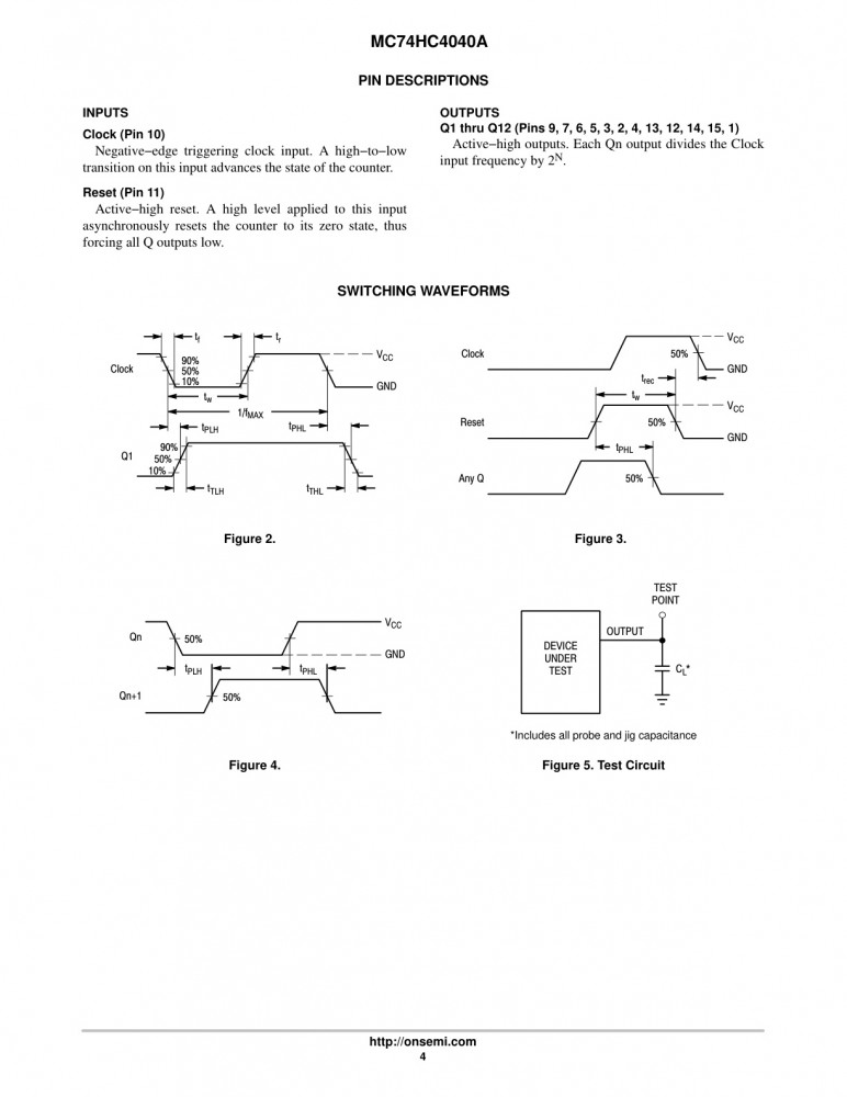 MC74HC4040AFR1 datasheet page 4