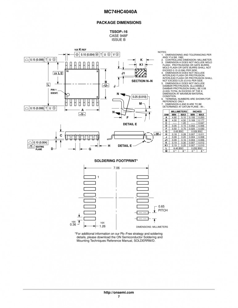 MC74HC4040AFR1 datasheet page 7