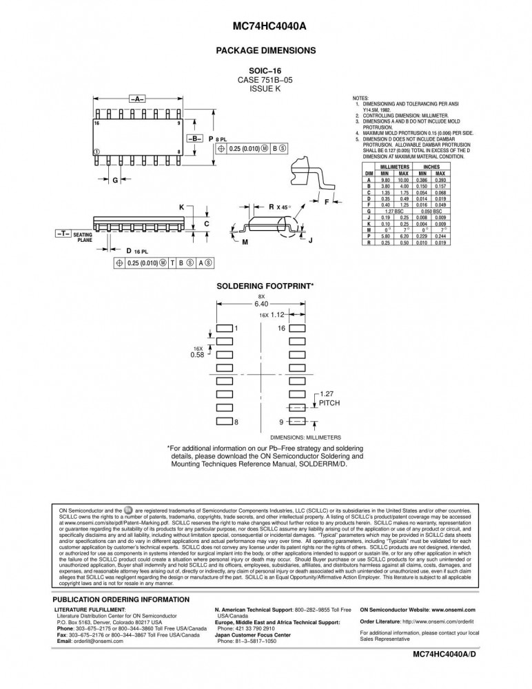 MC74HC4040AFR1 datasheet page 8