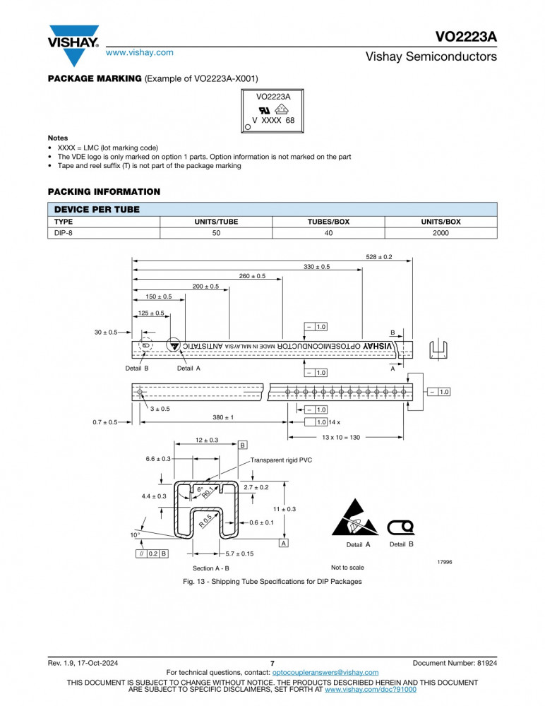 VO2223A datasheet page 7