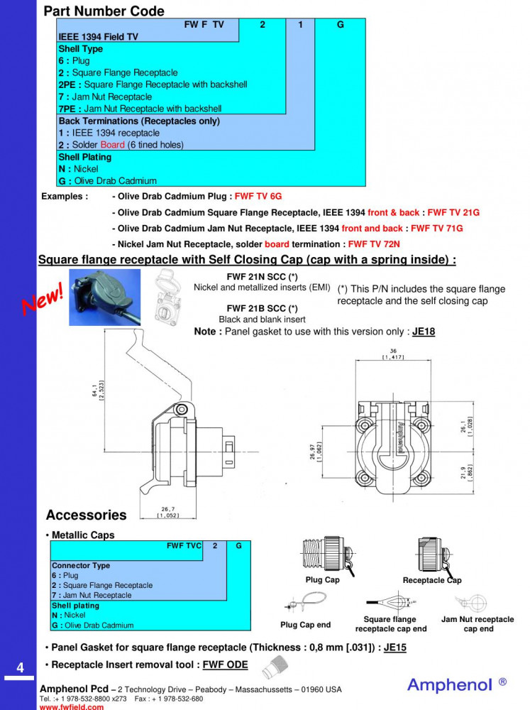 FW Field TV technical document image, page 4