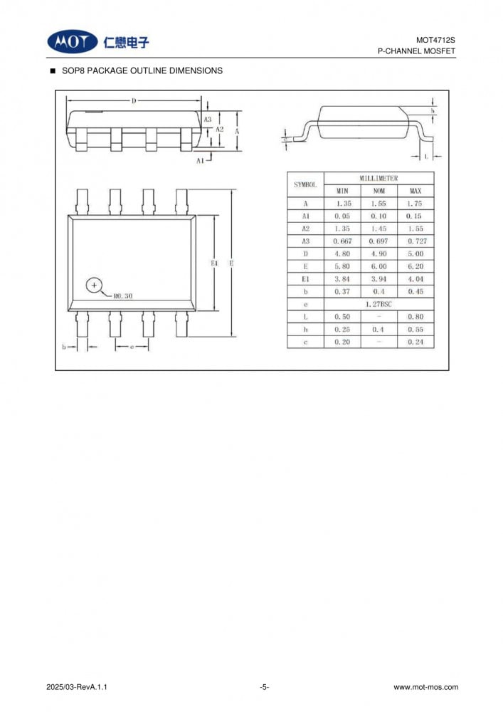 MOT4712S datasheet page 5