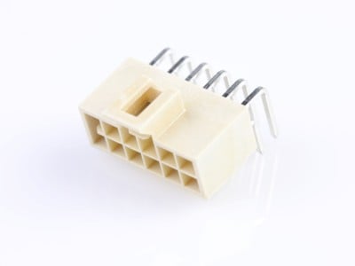 KK 3.96mm Crimp Terminal Housing, Use With Trifurcon Terminals, 20 Circuits, Natural