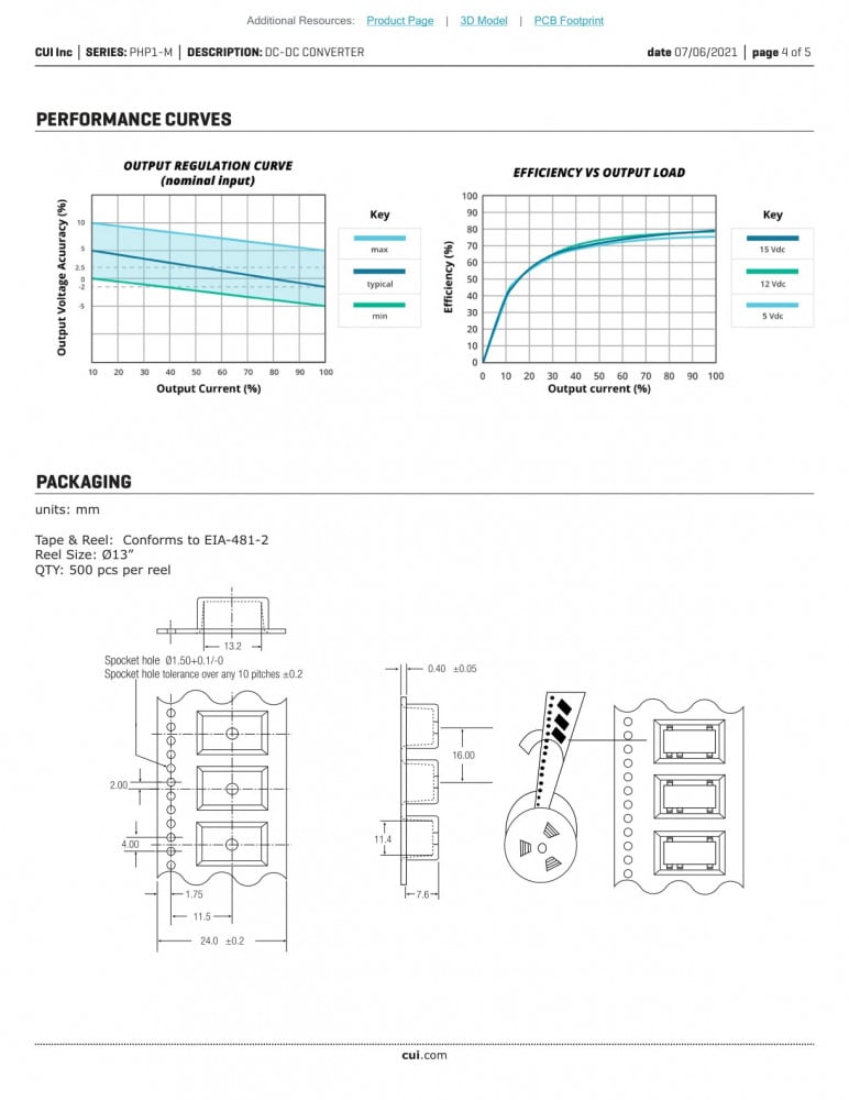 PHP1-M datasheet page 4