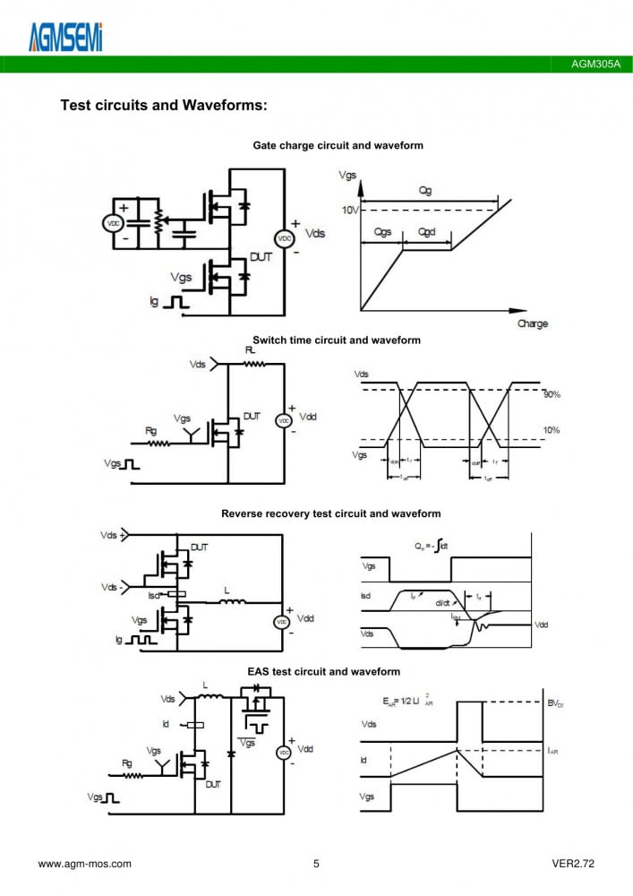 AGM305A datasheet page 5