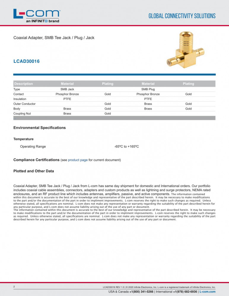 LCAD30016 datasheet page 2
