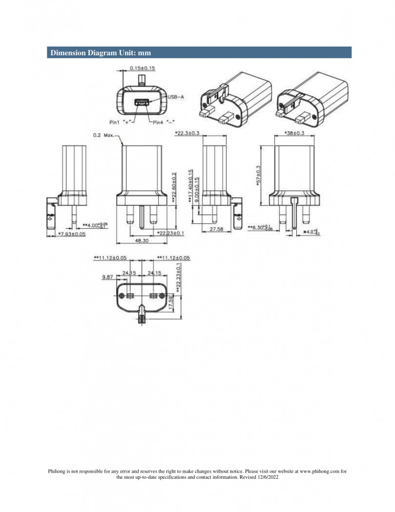 MQ05K-050B-H technical document page 3