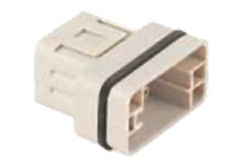 Heavy-Duty Crimp Contact Insert, Female, 10-Pole, 16A, for Crimp Contacts, Size 10B «57x27»