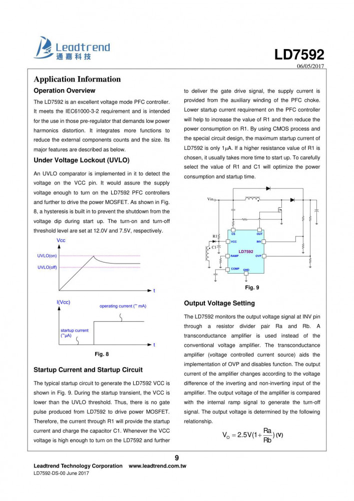 LD7592 datasheet page 9