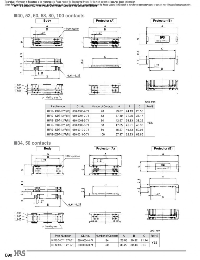 HRS HIF12 datasheet page 3
