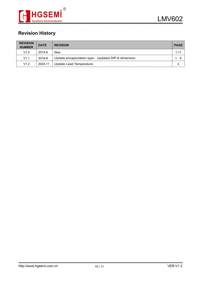LMV602M/TR datasheet page 10