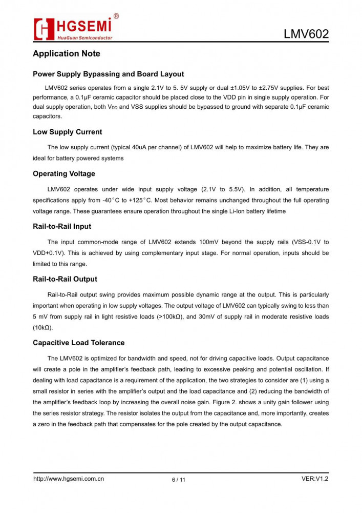 LMV602M/TR datasheet page 6