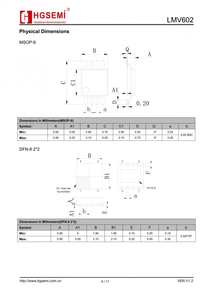 LMV602M/TR datasheet page 9