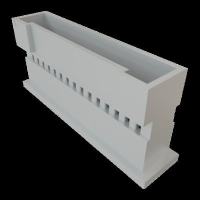Samtec ITD2-07-D Rectangular Connector Housing