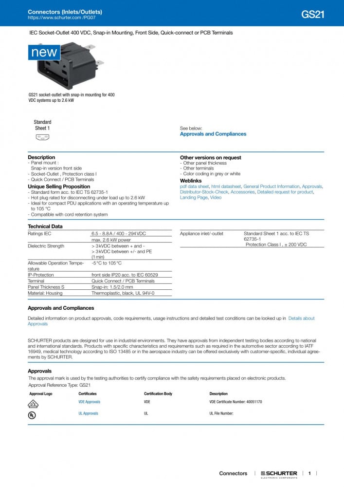 GS21 technical document page 1
