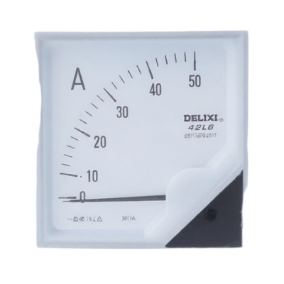 Delixi Electric 42L6A75D1 Analog Panel Ammeter