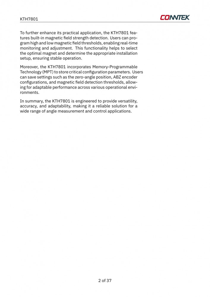 KTH7801 datasheet page 5