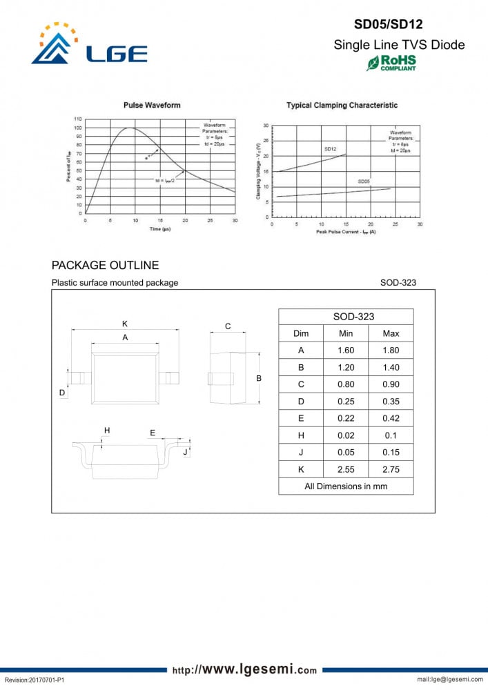 LGE SD05 datasheet page 3