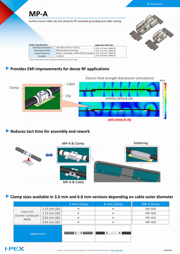 I-PEX MP-A document page 1
