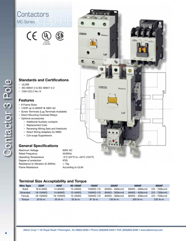 Altech technical document page 4