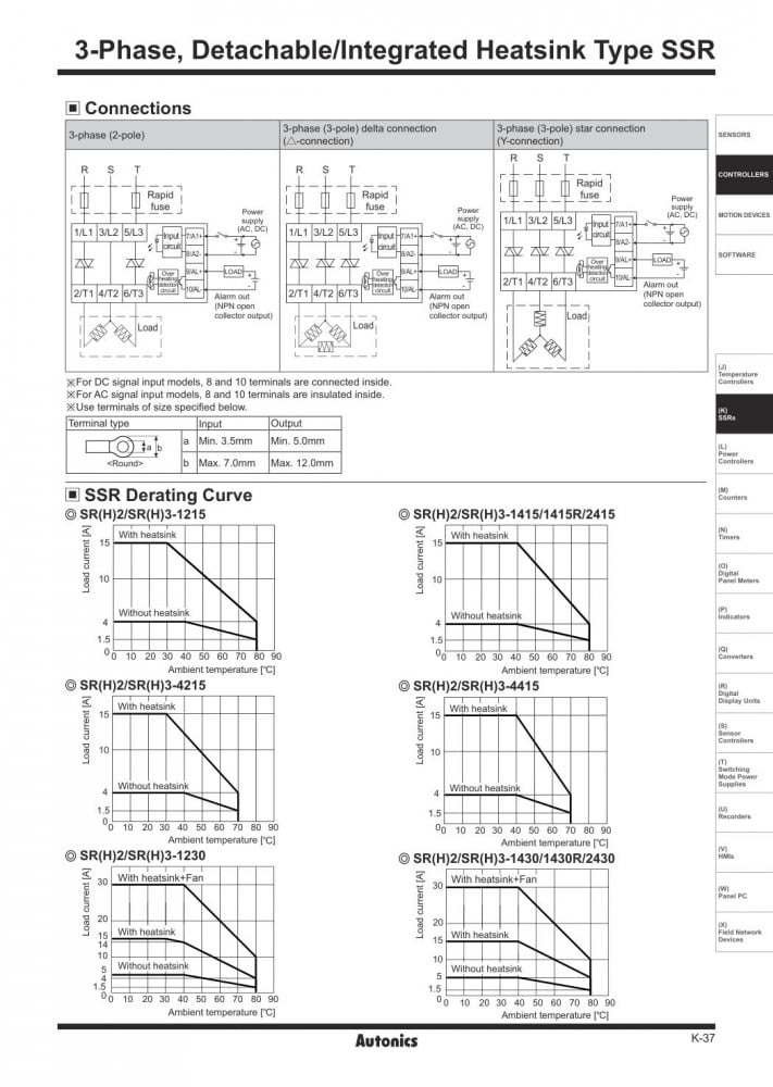 Autonics SRH2-4230 technical document page 6