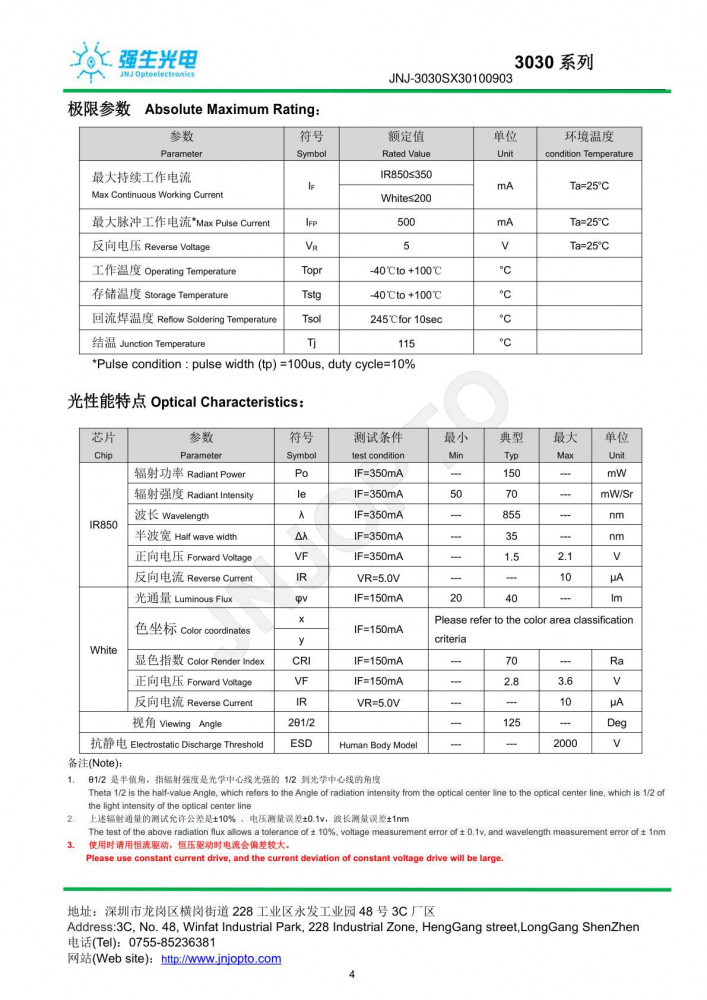 JNJ-3030SX30100903 datasheet page 4
