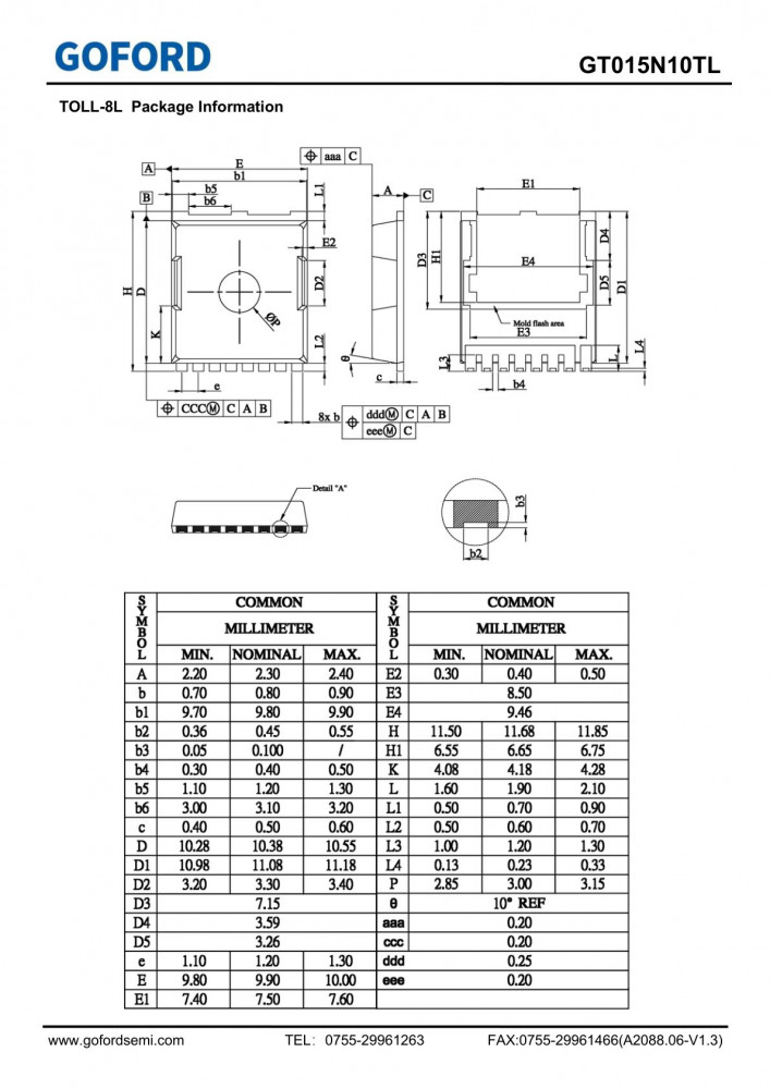 GT015N10TL datasheet page 6