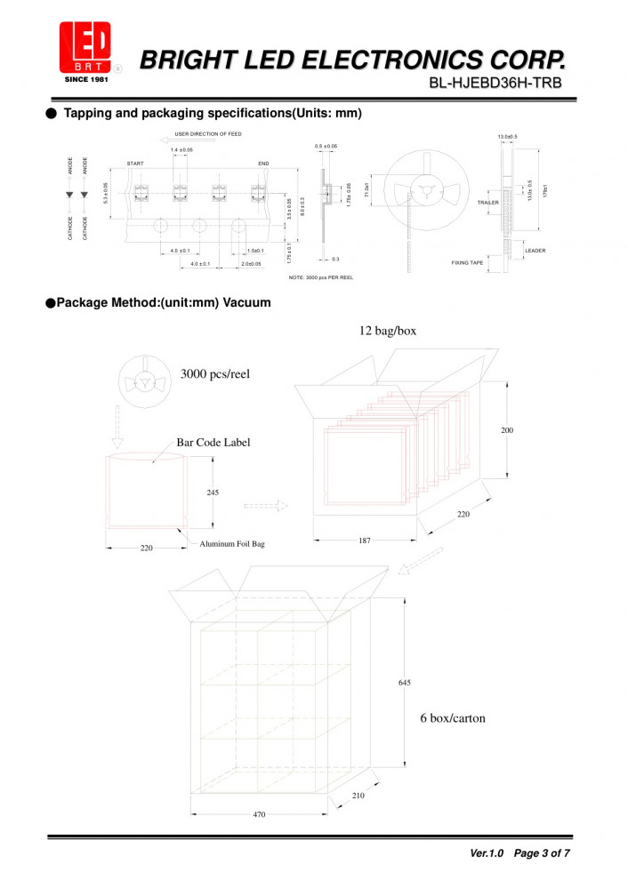 BL-HJEBD36H-TRB datasheet page 3