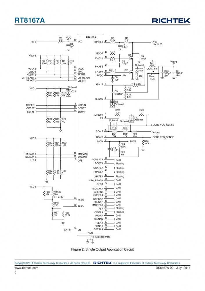 RT8167A datasheet page 6