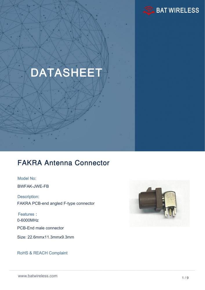 BWFAK-JWE-FB datasheet page 1