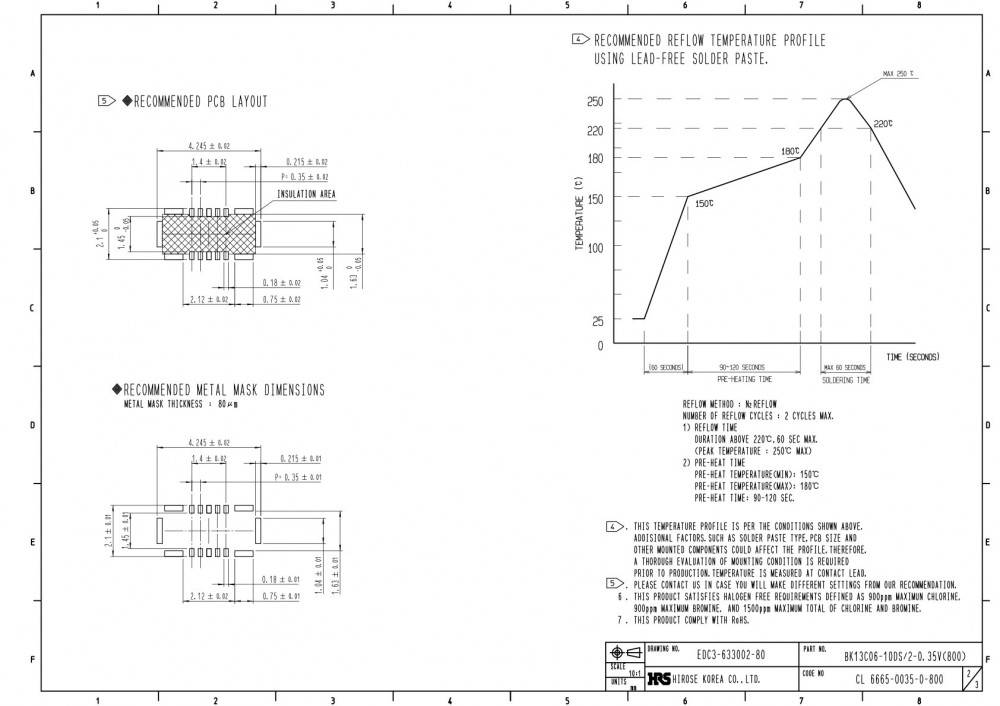 HRS BK13C06-10DS/2-0.35V(800) technical drawing page 2
