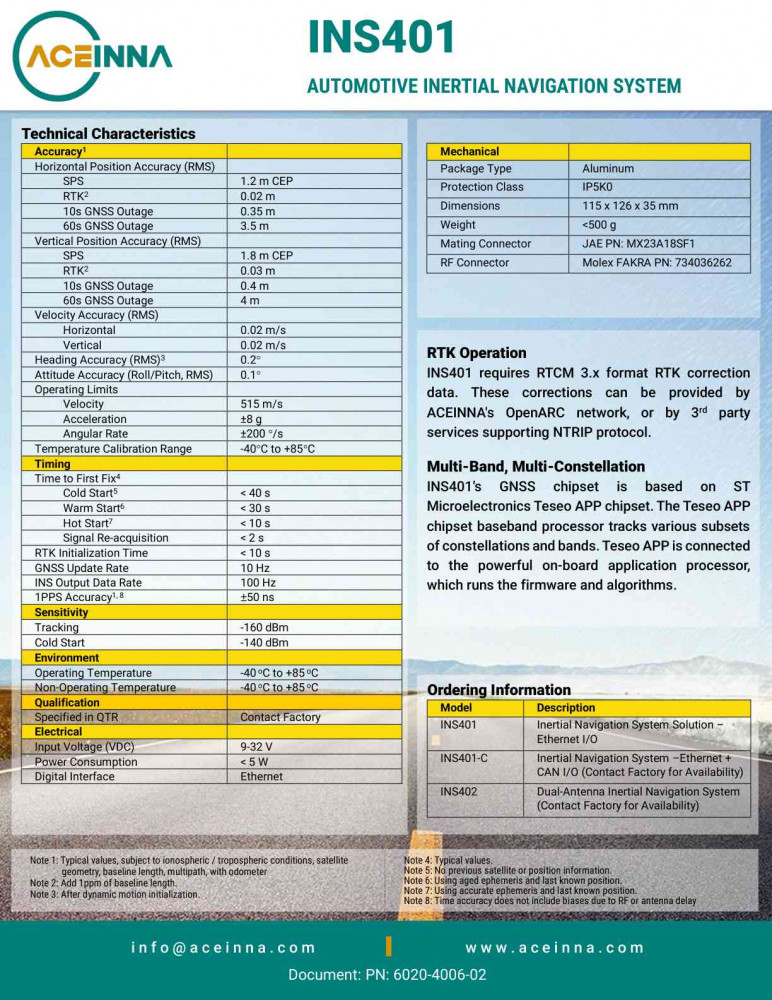INS401 document page 3