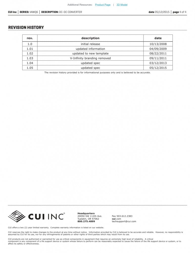 CUI VAWQ6-Q24-S12H datasheet page 4