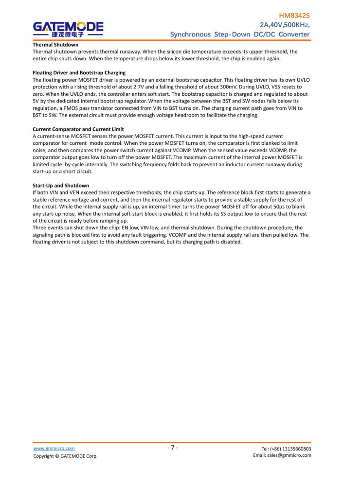 HM8342S datasheet page 7