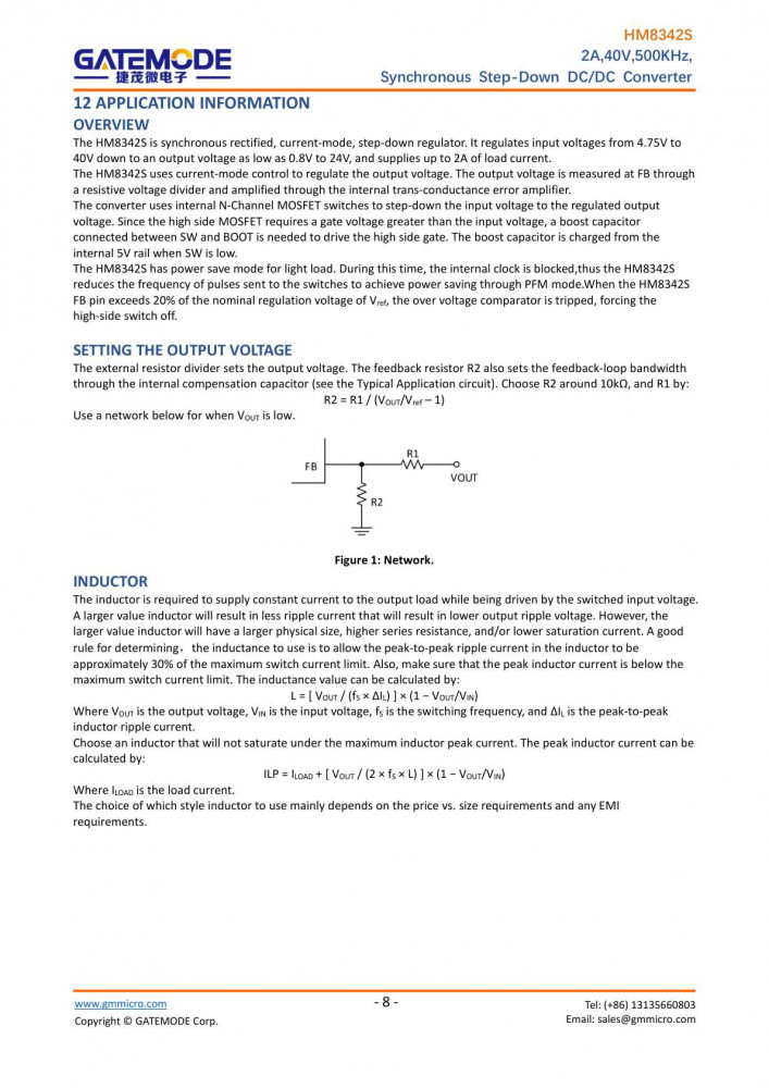 HM8342S datasheet page 8