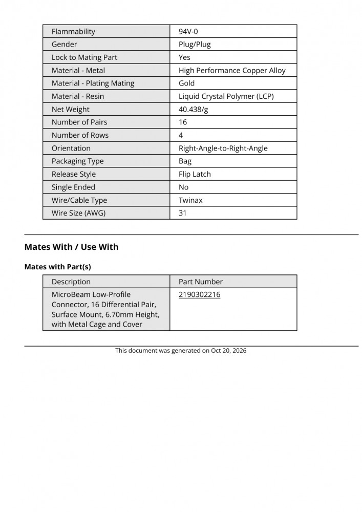 MOLEX 2216330750 product drawing page 3