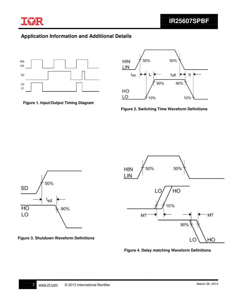 IR25607STRPBF technical document page 7