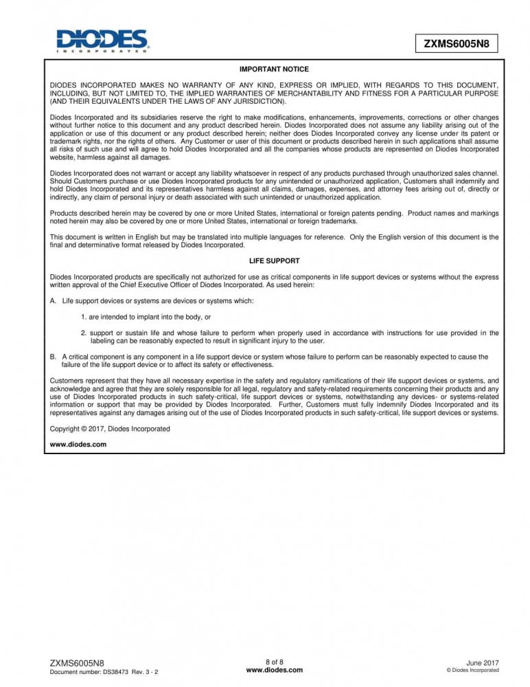 ZXMS6005N8-13 datasheet page 8