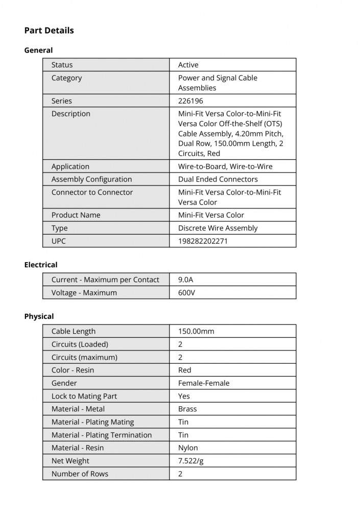 2261961022 technical document, page 2