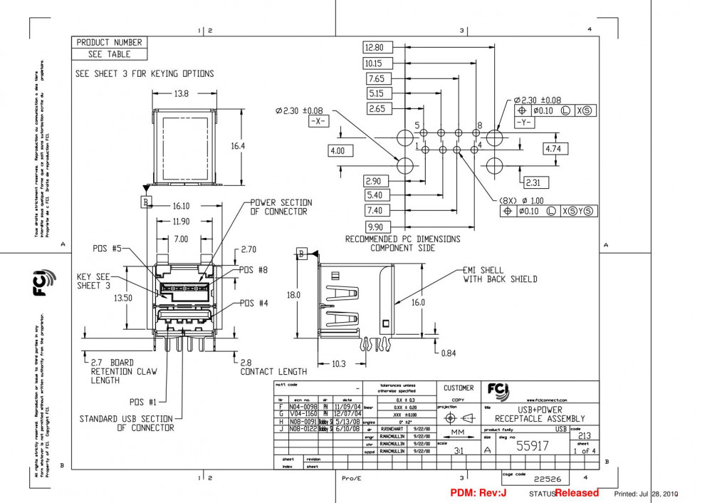 55917-501LF technical drawing page 1