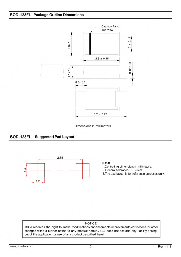RS1DL datasheet page 3
