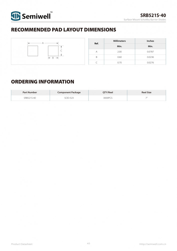 SRB521S-40 datasheet page 4